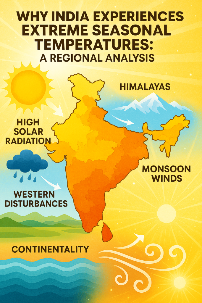 Why India Experiences Extreme Seasonal Temperatures: A Regional ...