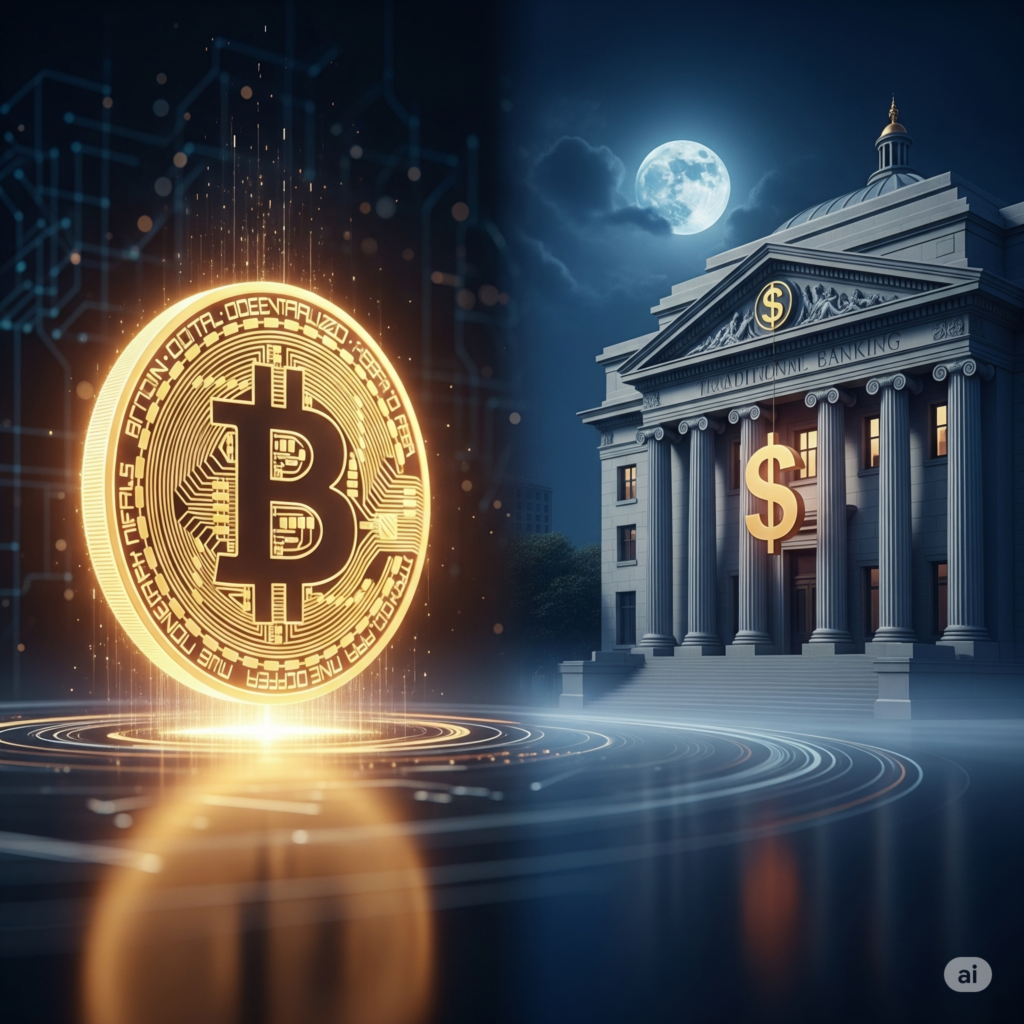 Bitcoin vs Traditional Banking: A Comparative Study - UPPCS MAGAZINE
